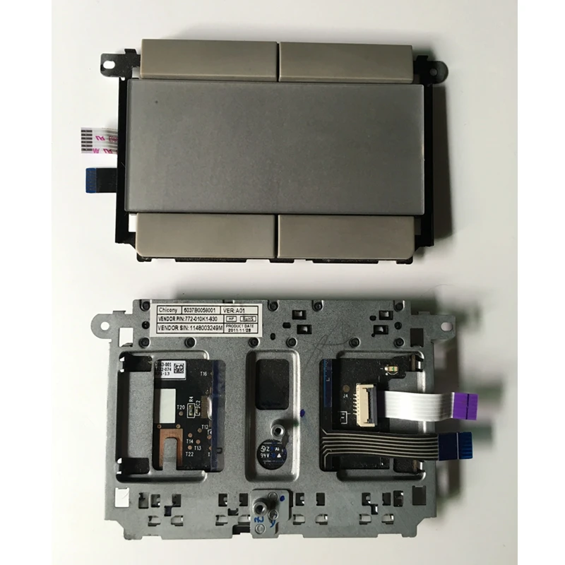 Para HP EliteBook 2560P 2570P portátil con panel táctil hp ad Botón de ...