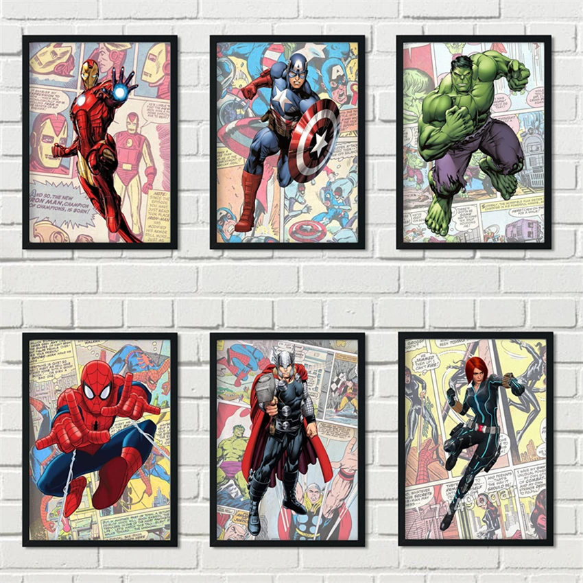 Art Deco Posters Super Hero
