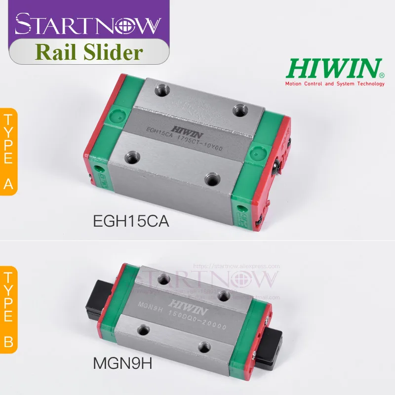 Original Taiwan HIWIN EGH15CA HGH20CA QEH20CA Linear Guide Slider Block ...