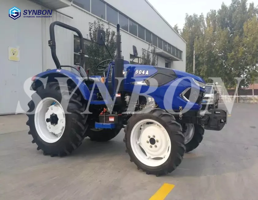 Tractor de ruedas de alta potencia, 90HP, 4 ruedas, Mini orerto, granja ...