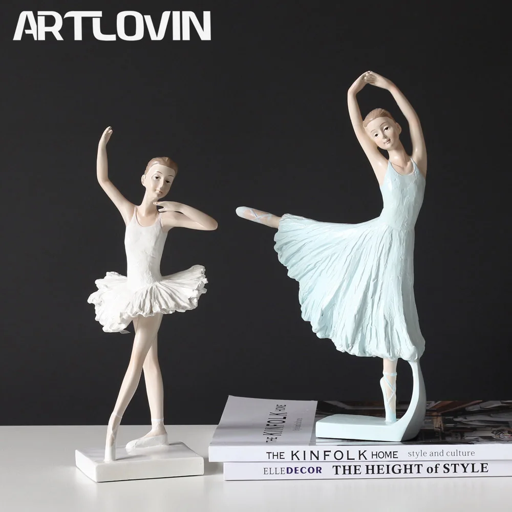 Modern Ballet Girls Figurines Dancing Girls Figures Lovely Home ...