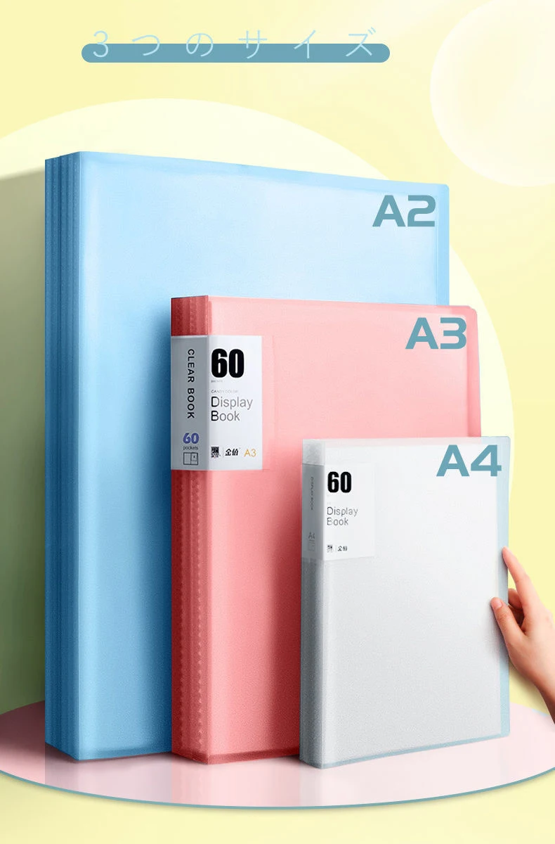Classeur,A3 – classeur pour Album photo 8K, organiseur de stockage pour ...