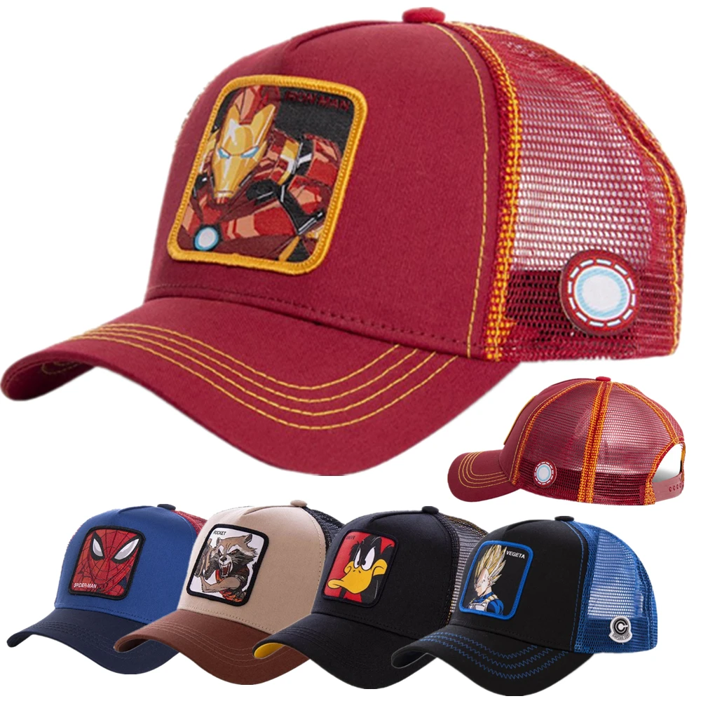 Newest-Anime-Trucker-Hat-Cap-62-Styles-Cartoons-Mesh-Cap-Cotton ...
