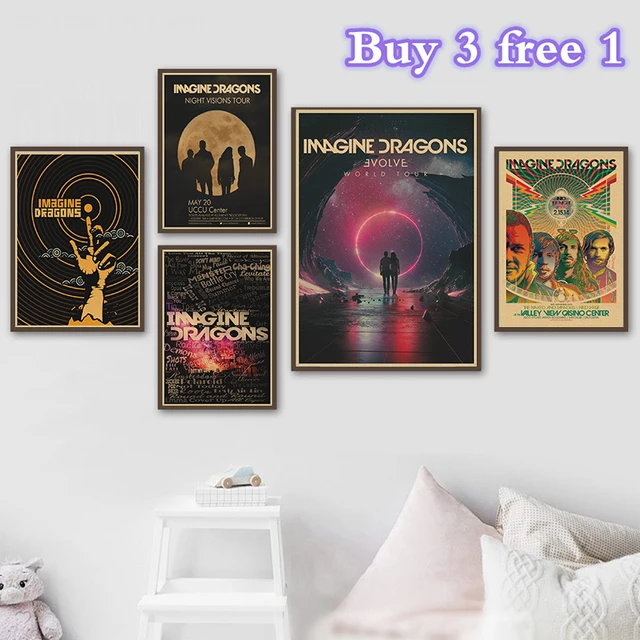 Imagine Dragons Demons Poster