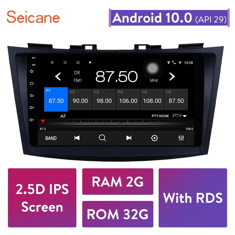 Seicane Radio Multimedia con GPS para coche, Radio con reproductor ...