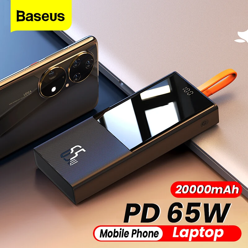 Baseus 65w Pd Power Bank 30000mah | Baseus Power Bank 20000mah 65w ...