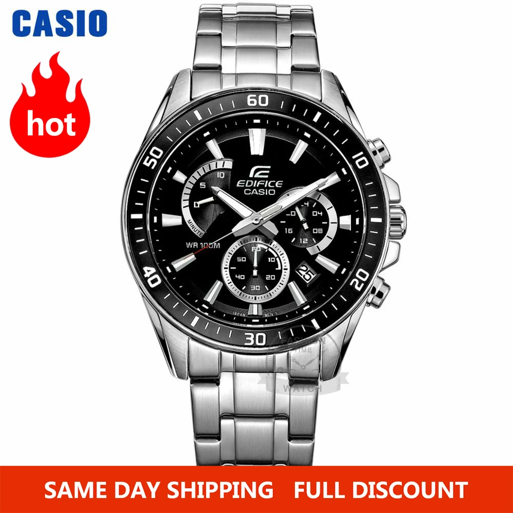 Casio Watch Edifice Watch Men Top Luxury Set Quartz 100m Waterproof ...