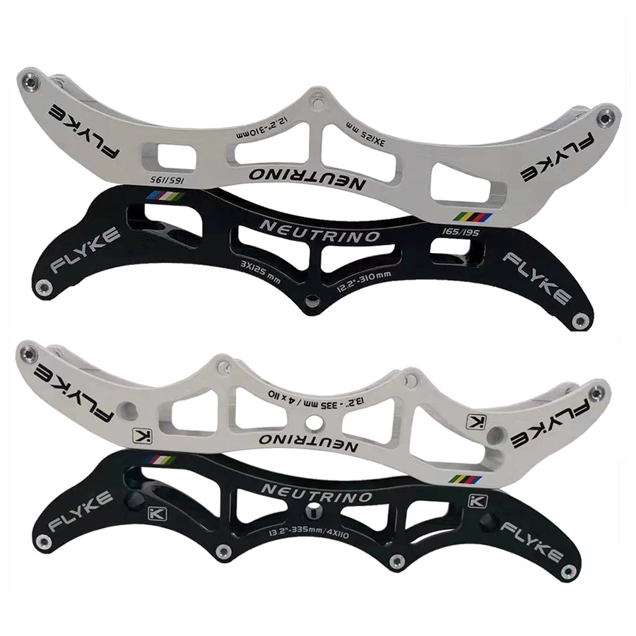 FLYKE NEUTRINO Speed Inline Skate Frames 3*100/110/125 wheels 125mm 4* ...