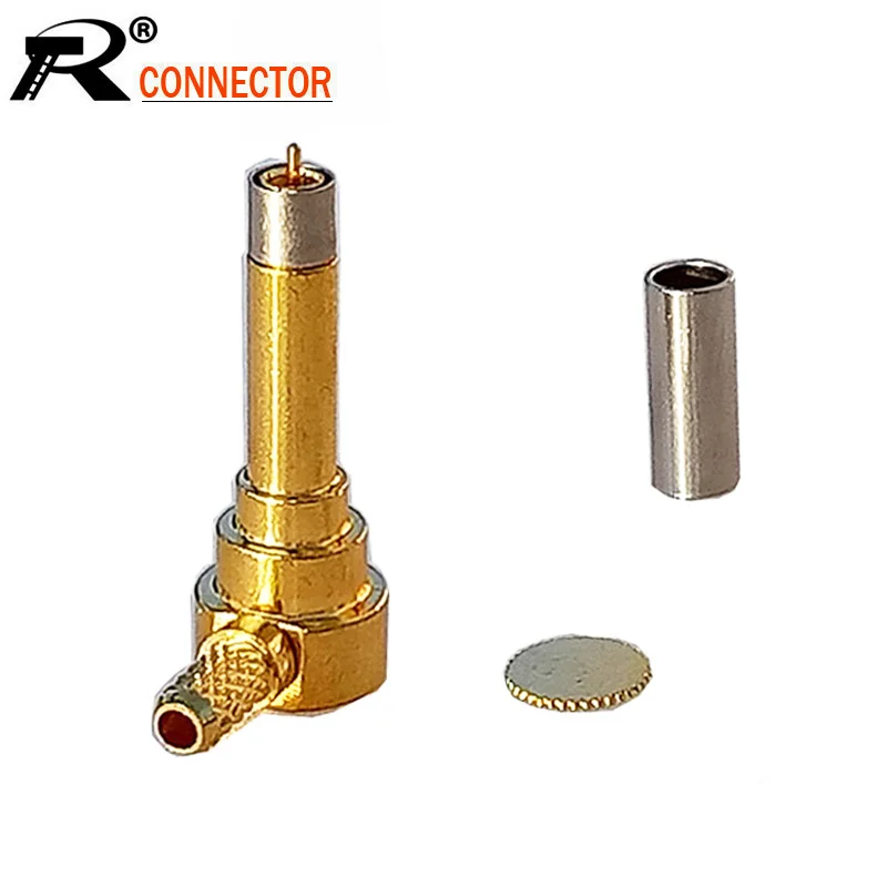 10 unids/lote MS156 conector macho de soldadura en ángulo recto ...