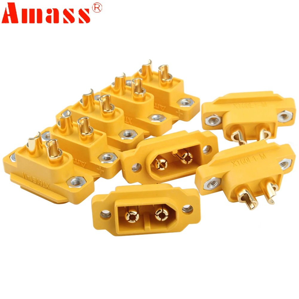 AMASS XT60E-M XT60 Male Plug Connector For Racing Models/Multicopter ...