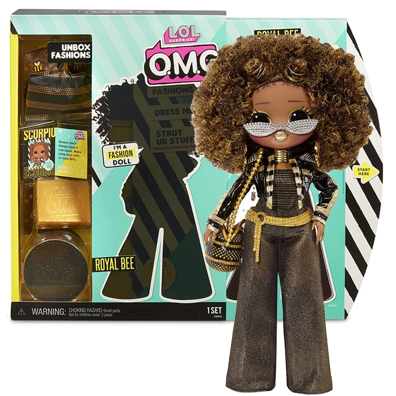 2020 Lol Surprise Dolls Omg Royal Bee Fashion Suit Blind Box Diy Play ...