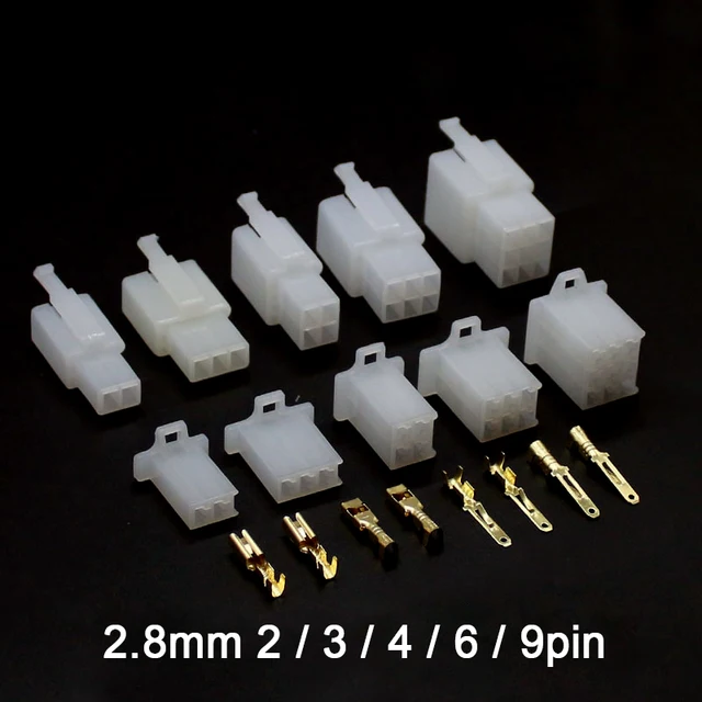 Automotive Connectors 3 Pin Waterproof Electrical Connector Kit - Male ...