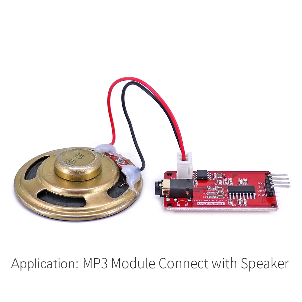 Pemutar-musik-MP3-modul-seri-UART-dengan-Speaker-Onboard-Amplifier-Monaural-soket-Speaker-untuk ...