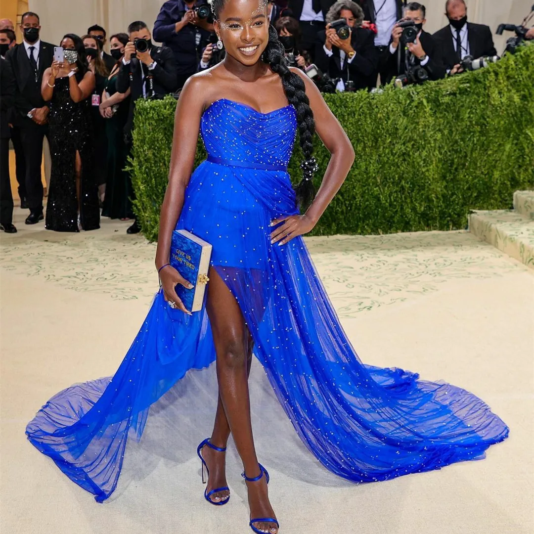 Celebrity Royal Blue Dresses