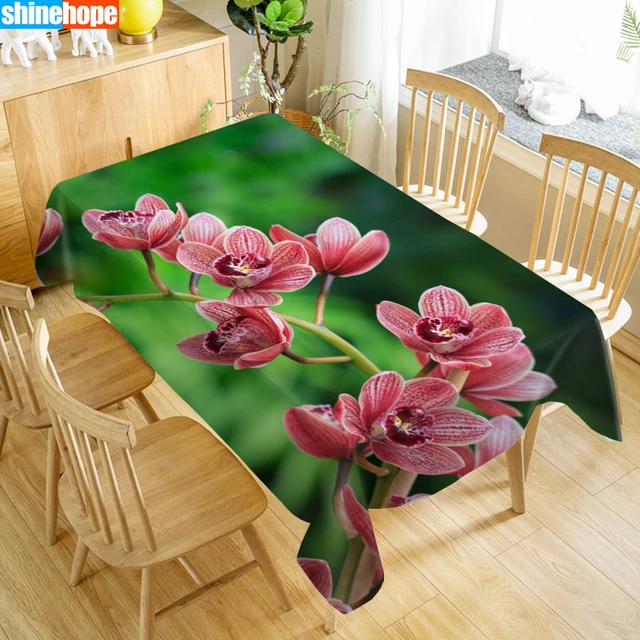 Fabric Painting Flower Designs On Tablecloth
