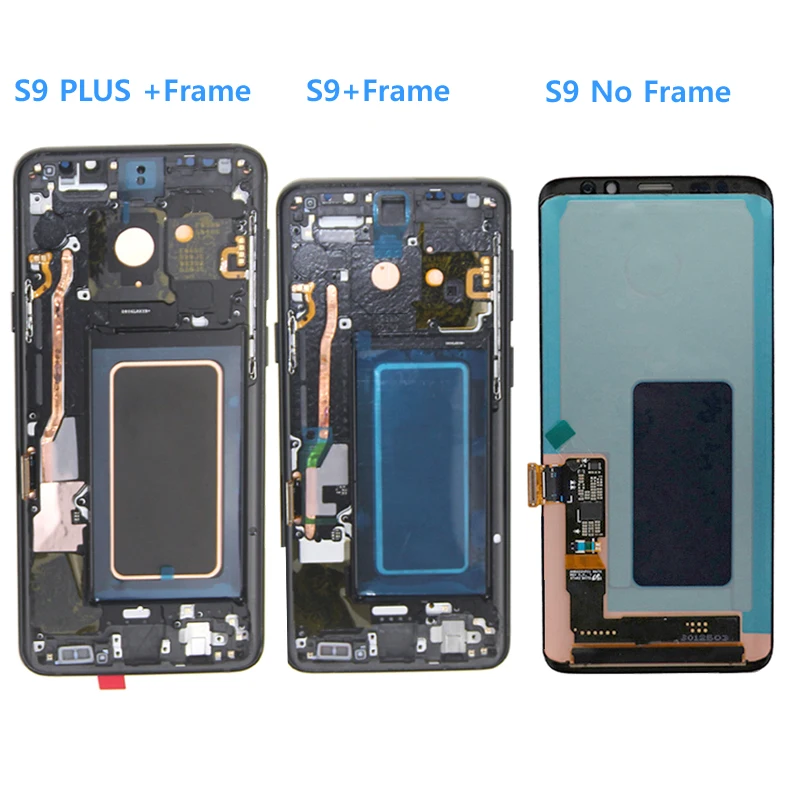 Display original para samsung galaxy s9 g960 g960f s9 plus g965 g965f lcd com quadro display ...