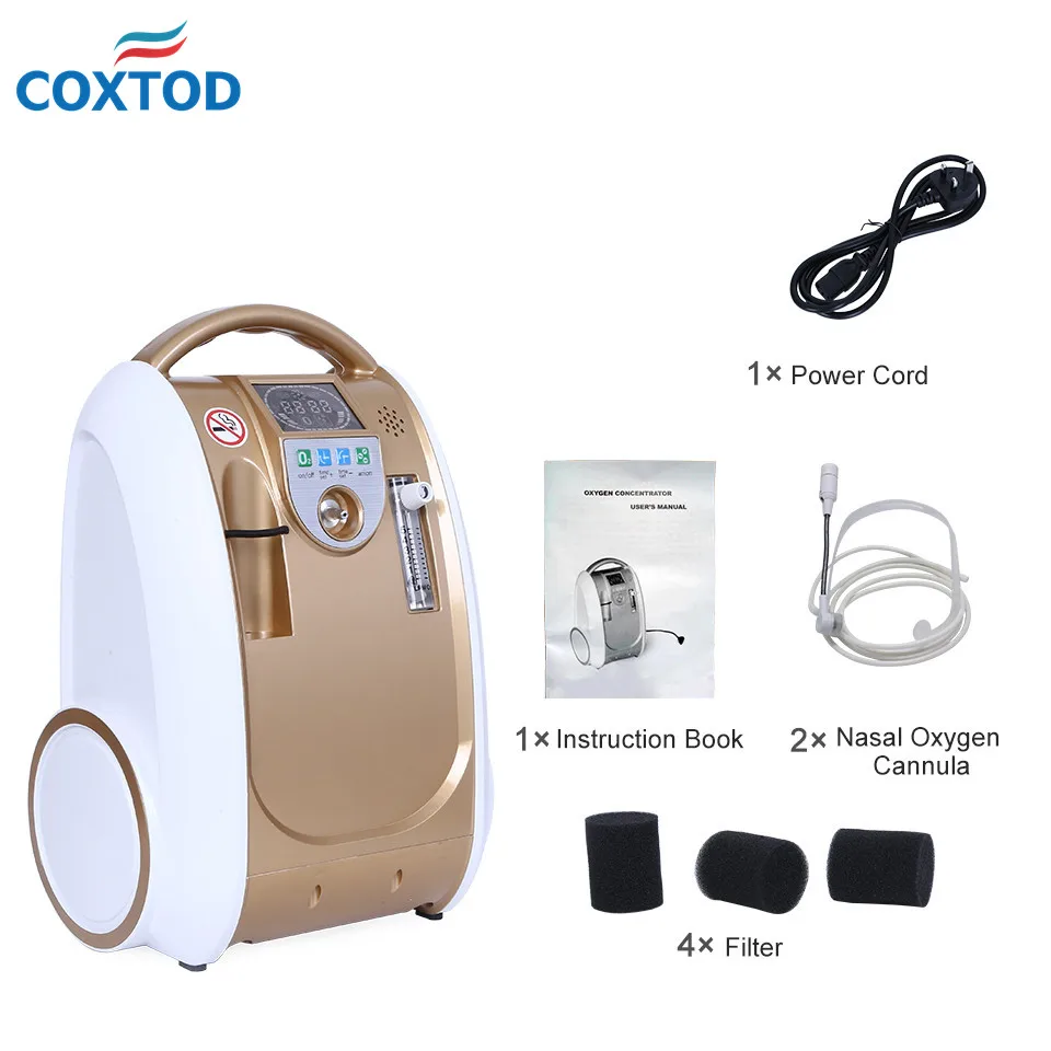 COXTOD 24hours continuous Portable Oxygen Generator Concentrator ...