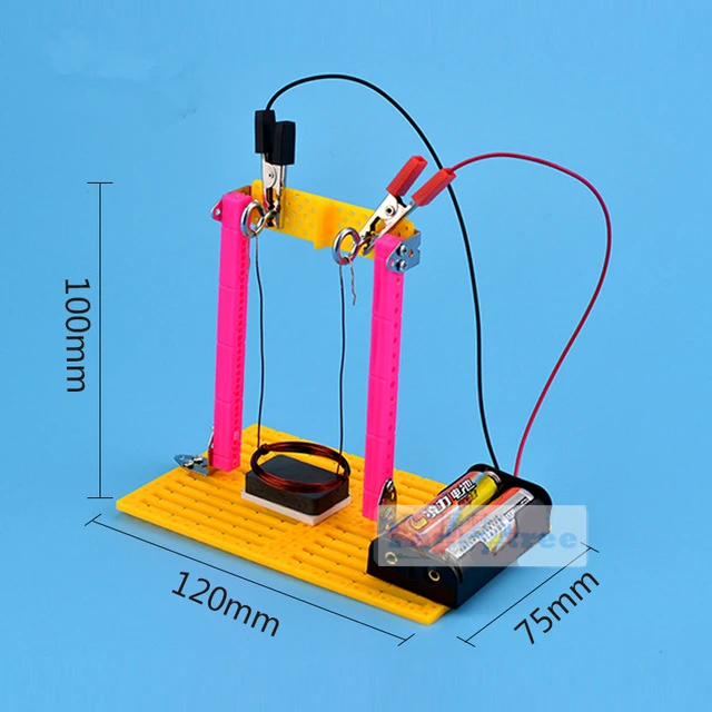 DIY Handmade Experiment Toys Electromagnetic Science Swing Set ...