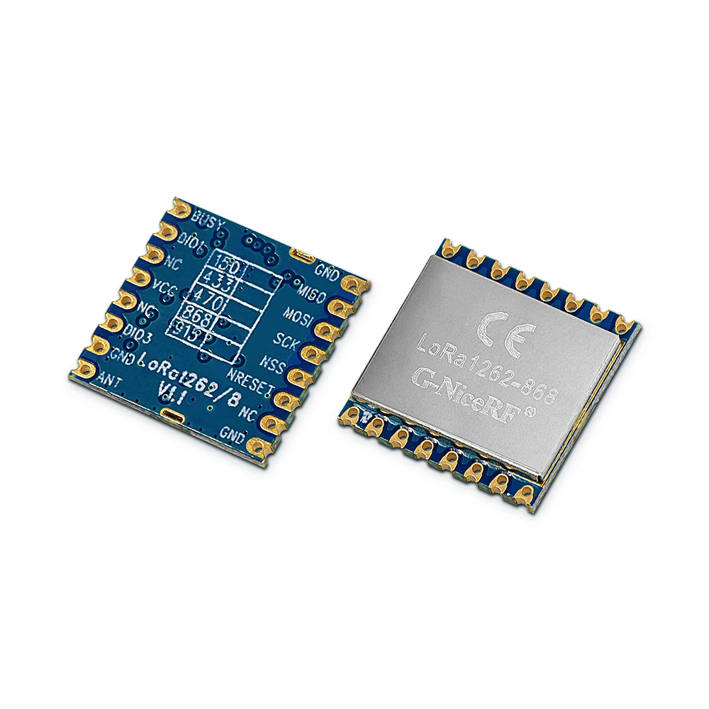 G-NiceRF-10PCS-CE-868mhz-LoRa1262-SX1262-LoRa-RF-Module-22dBm-160mW-SPI ...