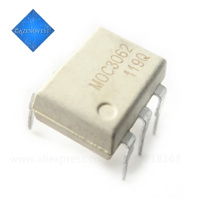 MOC3062 3062 DIP 6, 10 unids/lote, en Stock|Circuitos integrados ...