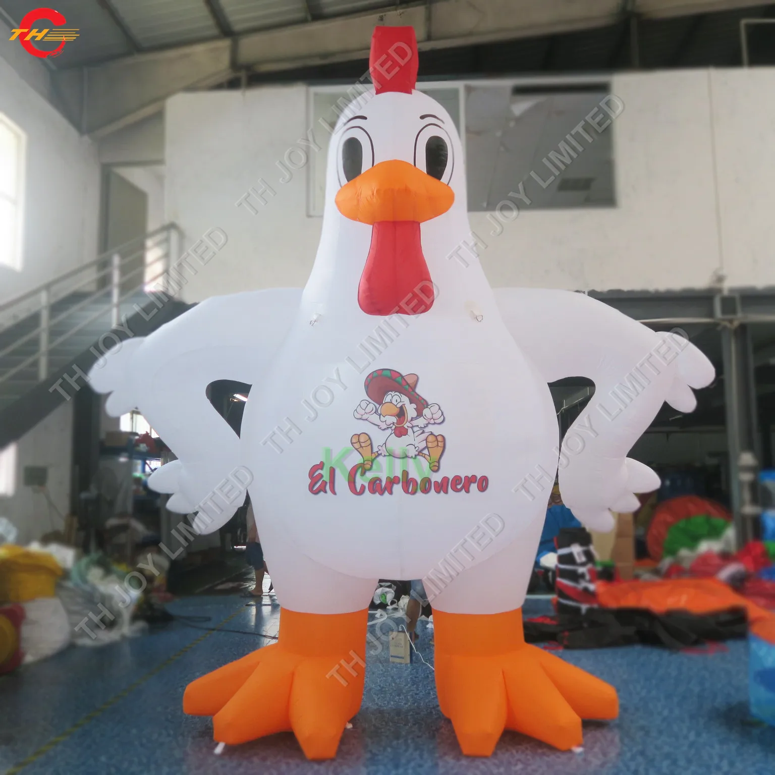 Globo-inflable-de-pollo-hecho-a-medida-tela-oxford-para-publicidad-en ...
