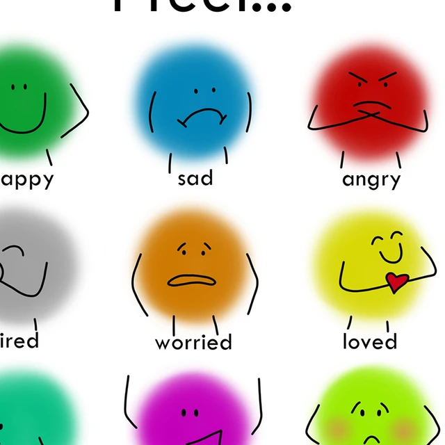 Chart Of Emotions And Feelings Clipart