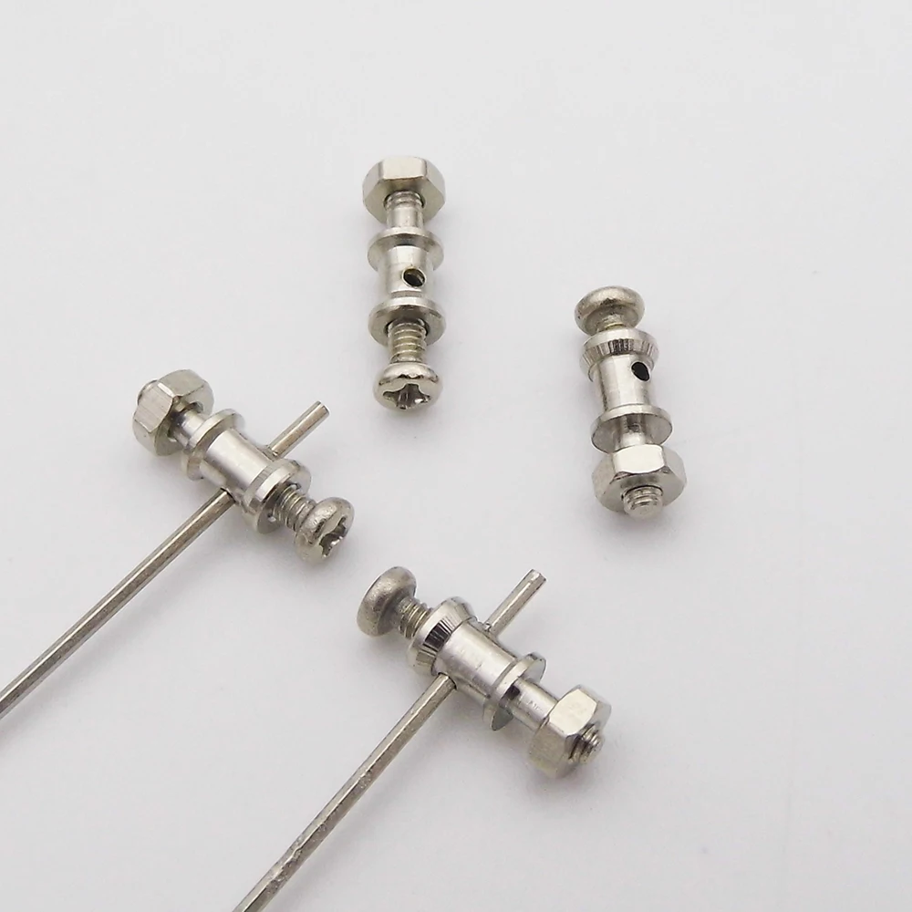 10PCS-1-2mm-Push-Rod-End-Linkage-Stopper-Tie-Rod-End-Connetors-Adapter ...