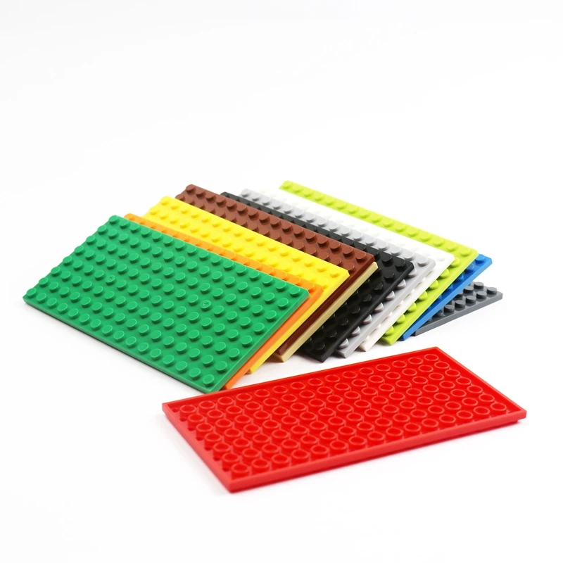 10-Pieza-de-Base-Plate-8x16-Dots-Building-Blocks-Parts-Model-92438 ...
