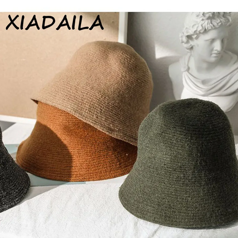 2020-panama-warm-winter-Women-s-Bucket-hat-for-teens-Felt-wool-hat-for ...