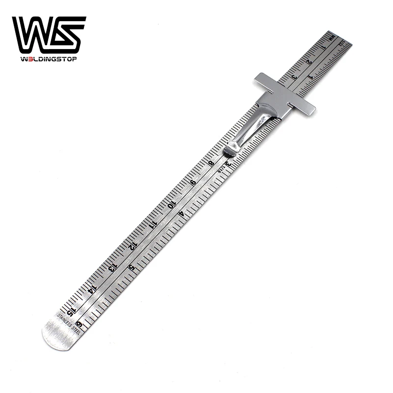 Depth Gauge Pocket Clip Multi-functional inspection Ruler Standard ...