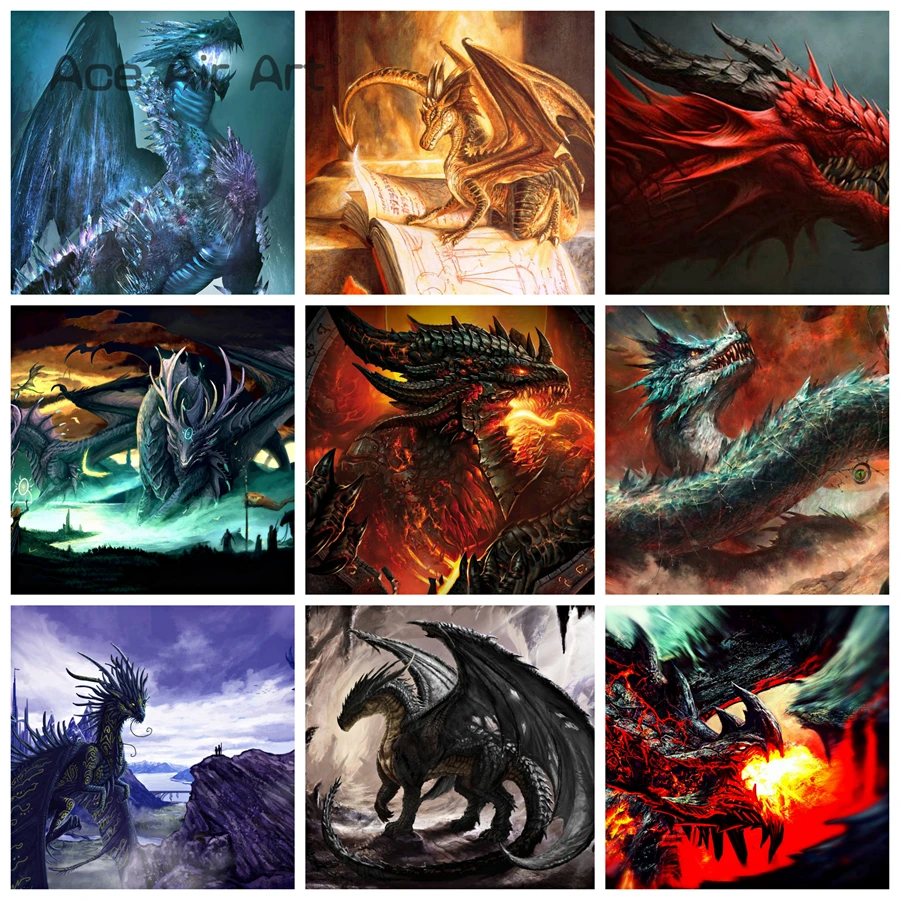 Western Dragon Painting