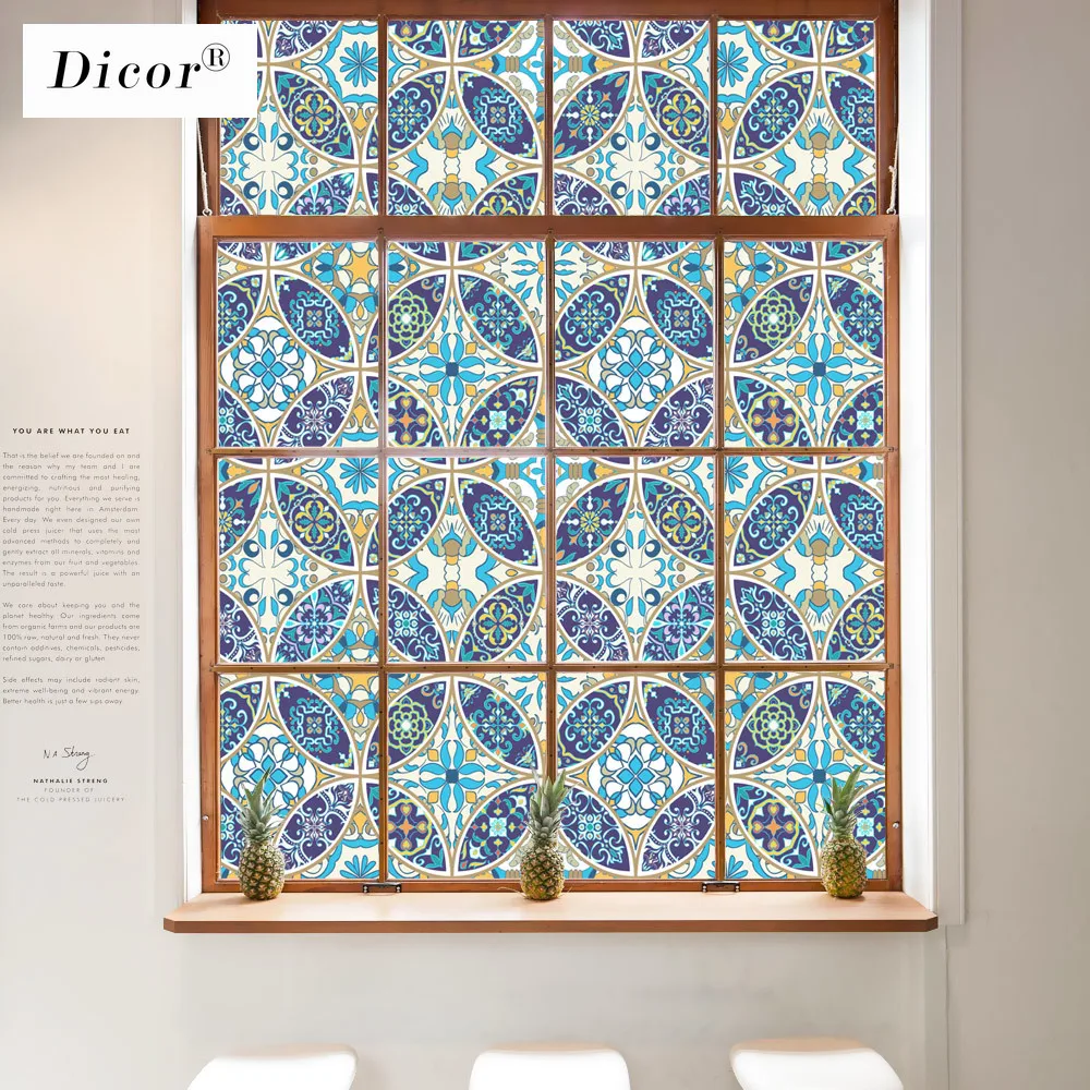 2m Circle Art Series Dicor Brand Window Film Stickers Solar Reflective ...