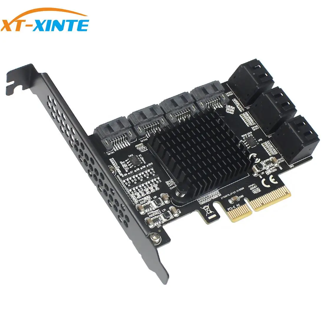 For Marvell 88SE9215 chip 8/10 Ports SATA 3.0 to PCIe expansion Card ...