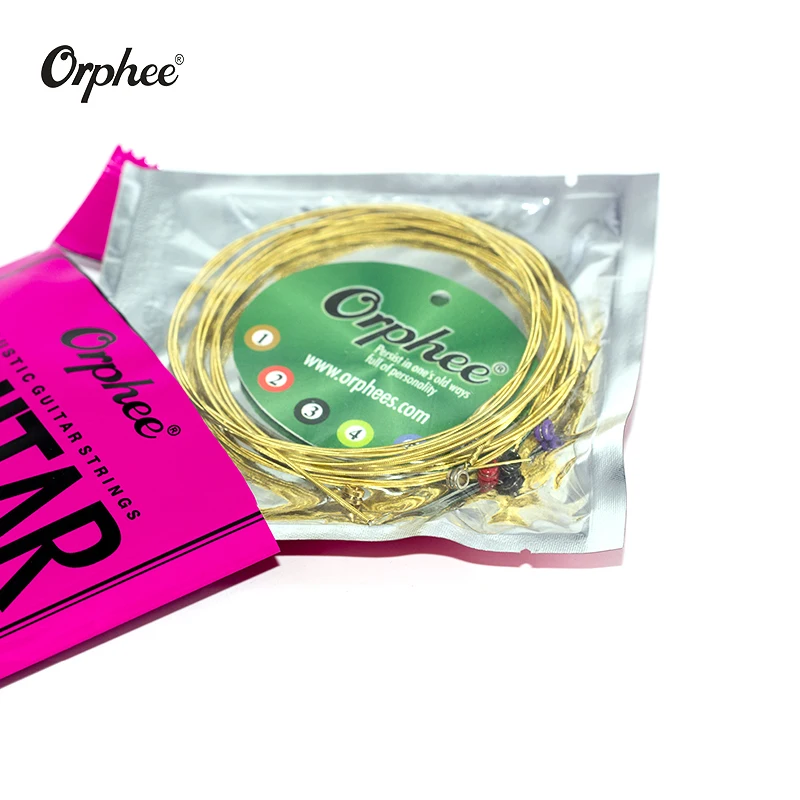 Orphee-6pcs-Set-TX640-Acoustic-Guitar-String-Brass-Hexagonal-Carbon ...