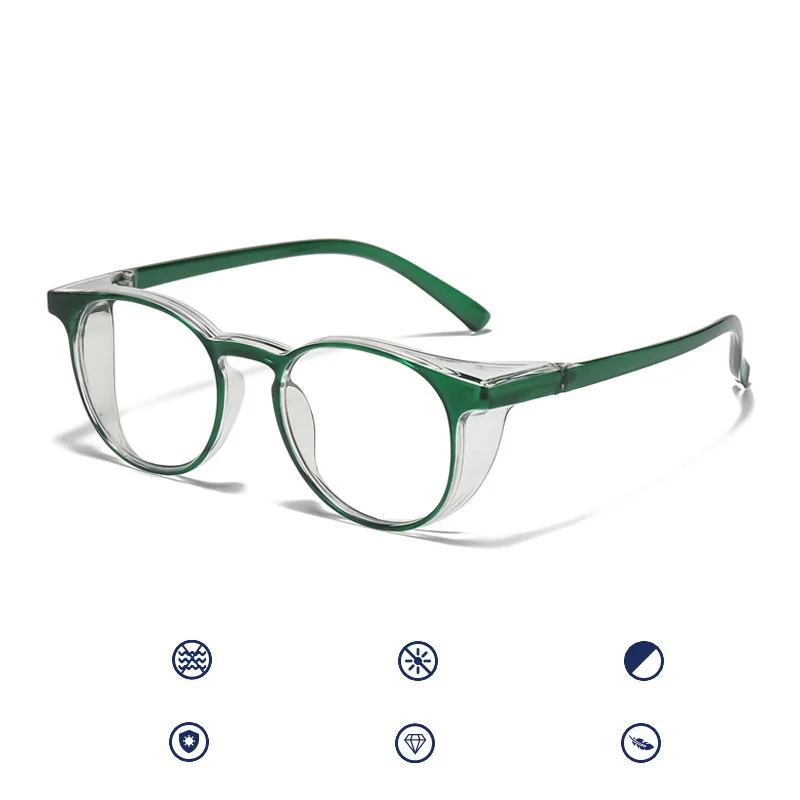 New-Round-Blue-Light-Blocking-Glasses-PC-Lens-Safety-Goggles-Anti ...
