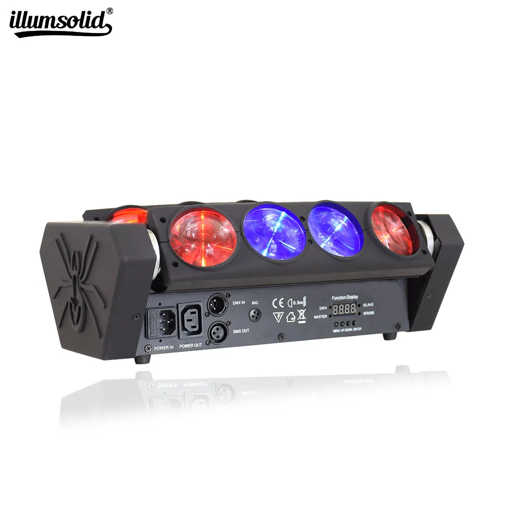LED 8x12W LED Spider Licht RGBW DMX Podium Verlichting Dj LED Spider ...