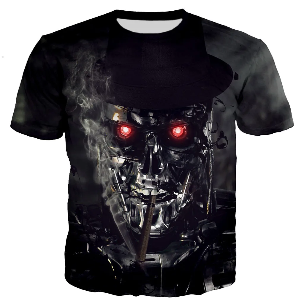 Terminator-Arnold-Schwarzenegger-men-women-New-fashion-cool-3D-printed ...