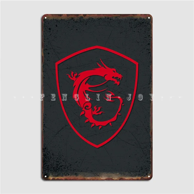 Msi Gaming Metal Sign Kitchen Plaques Wall Pub Custom Tin Sign Poster ...