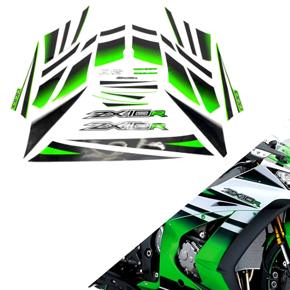 Para-kawasaki-ninja-zx10r-zx-10r-2015-adesivo-decalque-kit-completo-de ...