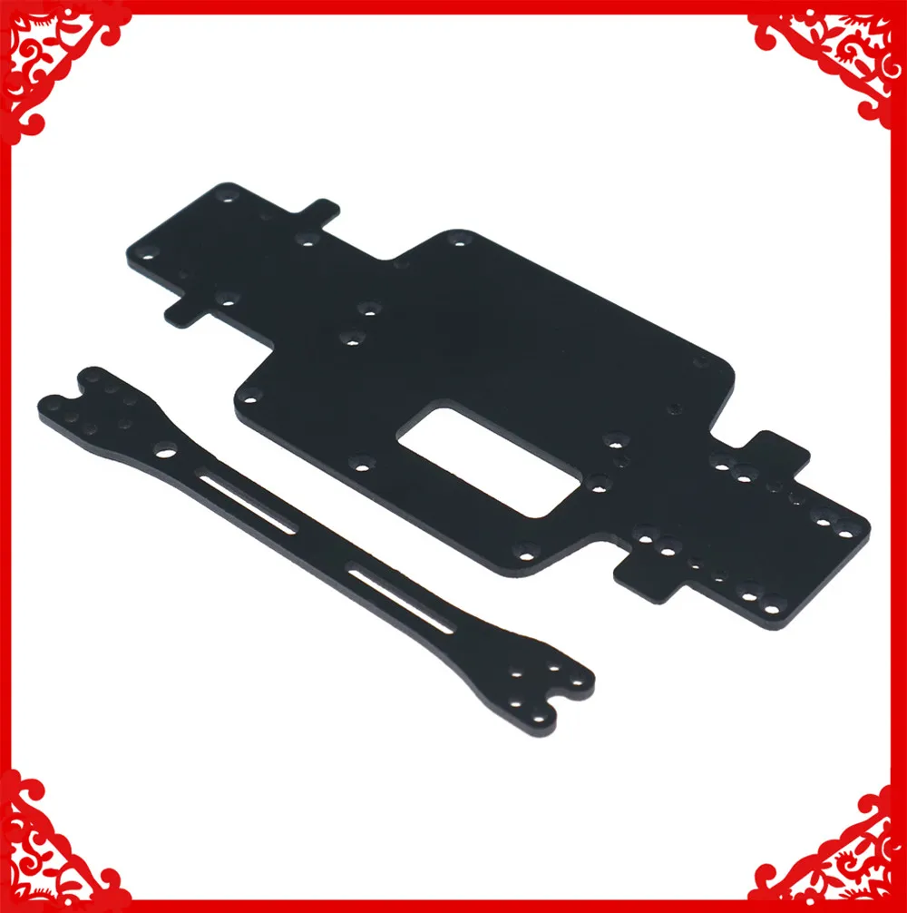 Fiber glass chassis tray and radio tray rc hobby model car 1/28 Wltoy ...