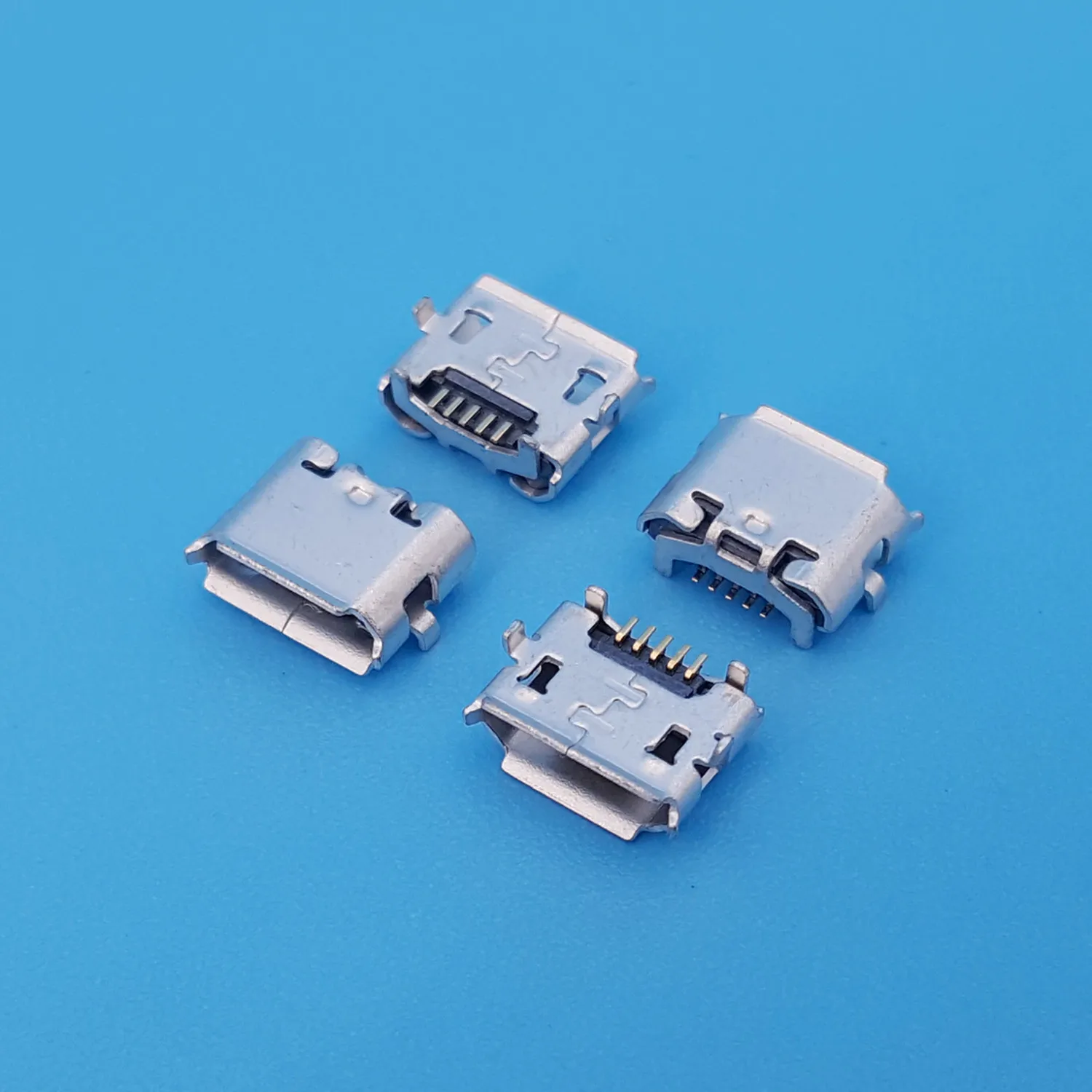 20Pcs Micro USB Type B 5Pin Female Horns Reverse SMT Socket PCB Solder ...