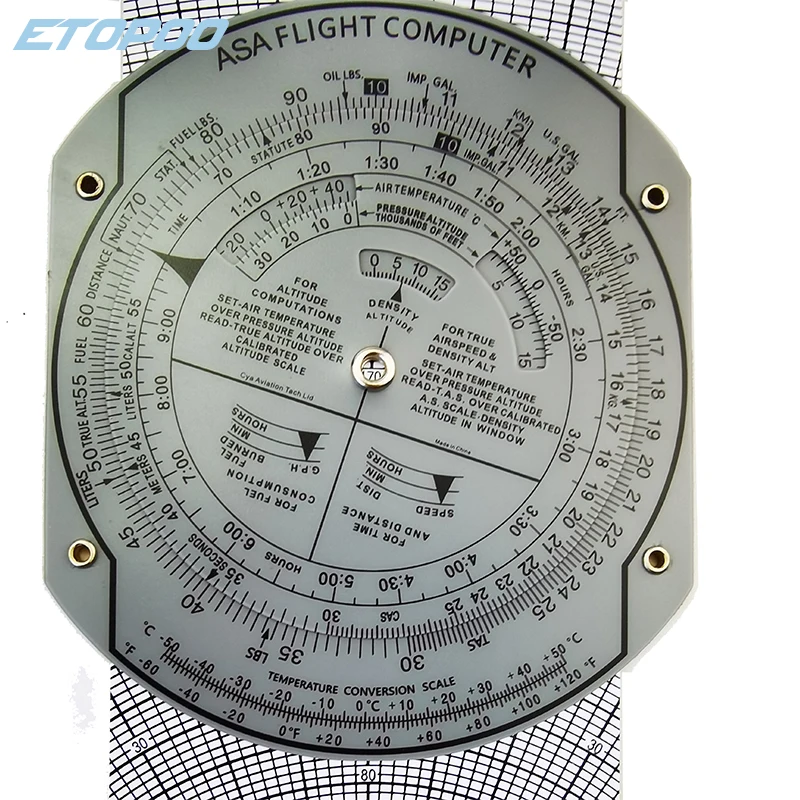 Multifunctional navigation ruler gauge Pilot Slide Rule for Plastic ...