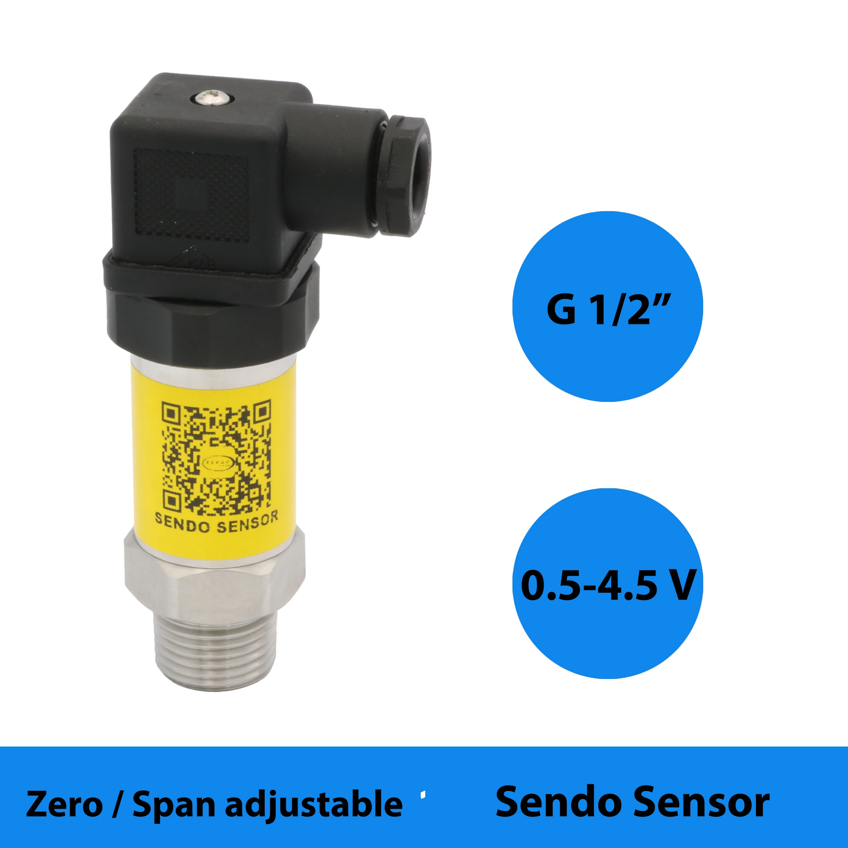 0.5 4.5v pressure sensor, pressure 0 16bar, 0.35 bar, 1, 2.5, 4, 10, 16 ...