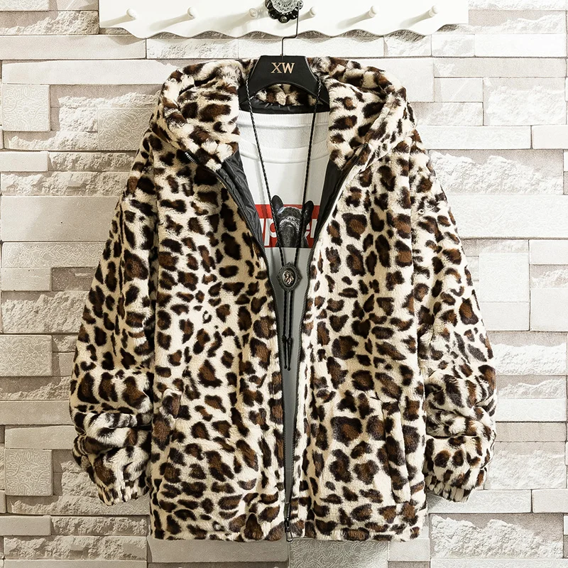 2021 Fall/winter Leopard Print Jacket Loose And Comfortable Cotton ...