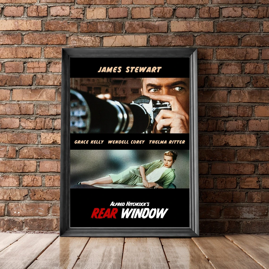 Alfred Hitchcock Movie Posters Rear Window