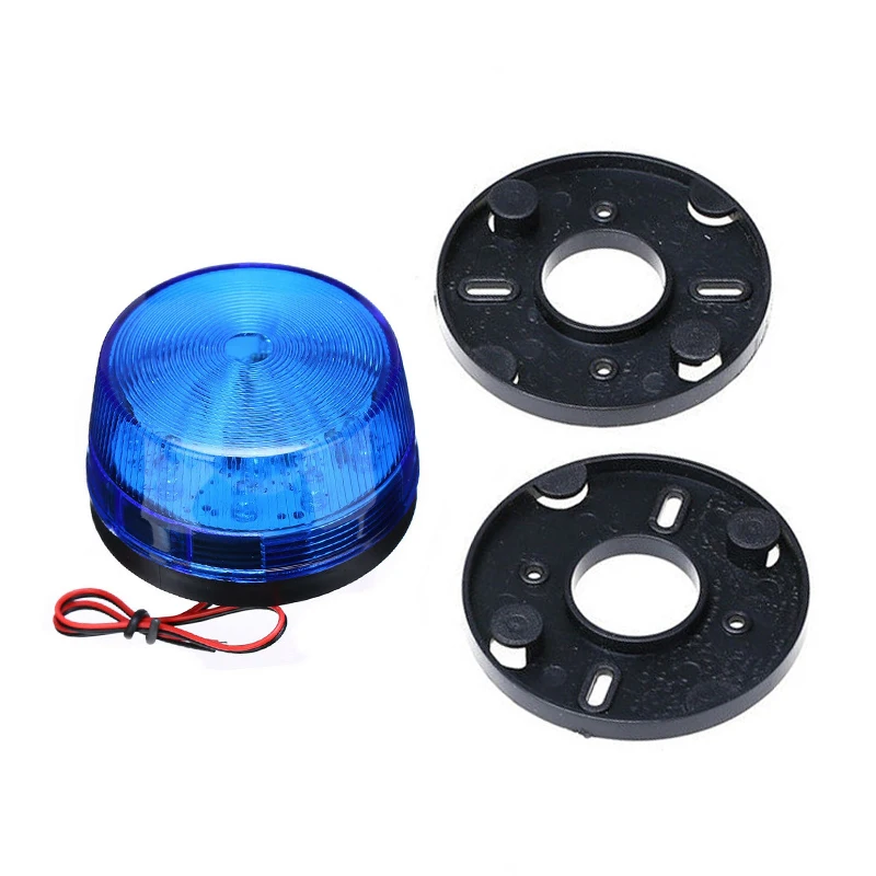 12V Strobe Car LED Flashing Circular Signal Light Magnetic Ceiling ...