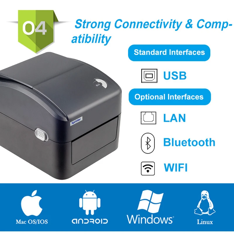 XP 420B Impresora térmica A6 para teléfono inteligente, máquina de ...