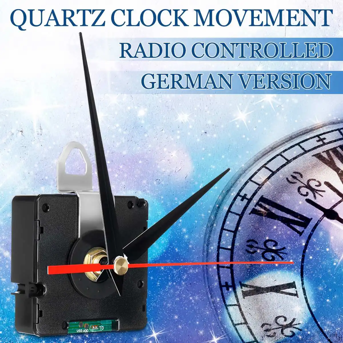 Quartz Clock Atomic Radio Controlled Silent Clock Movement DIY Kit ...