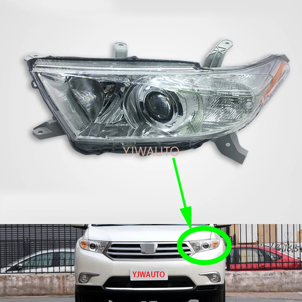 Headlight Assembly For Toyota Highlander 2012 2013 2014 Car Light ...