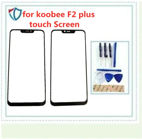 Para koobee F2 plus pantalla táctil cristal sensor panel lente cristal ...